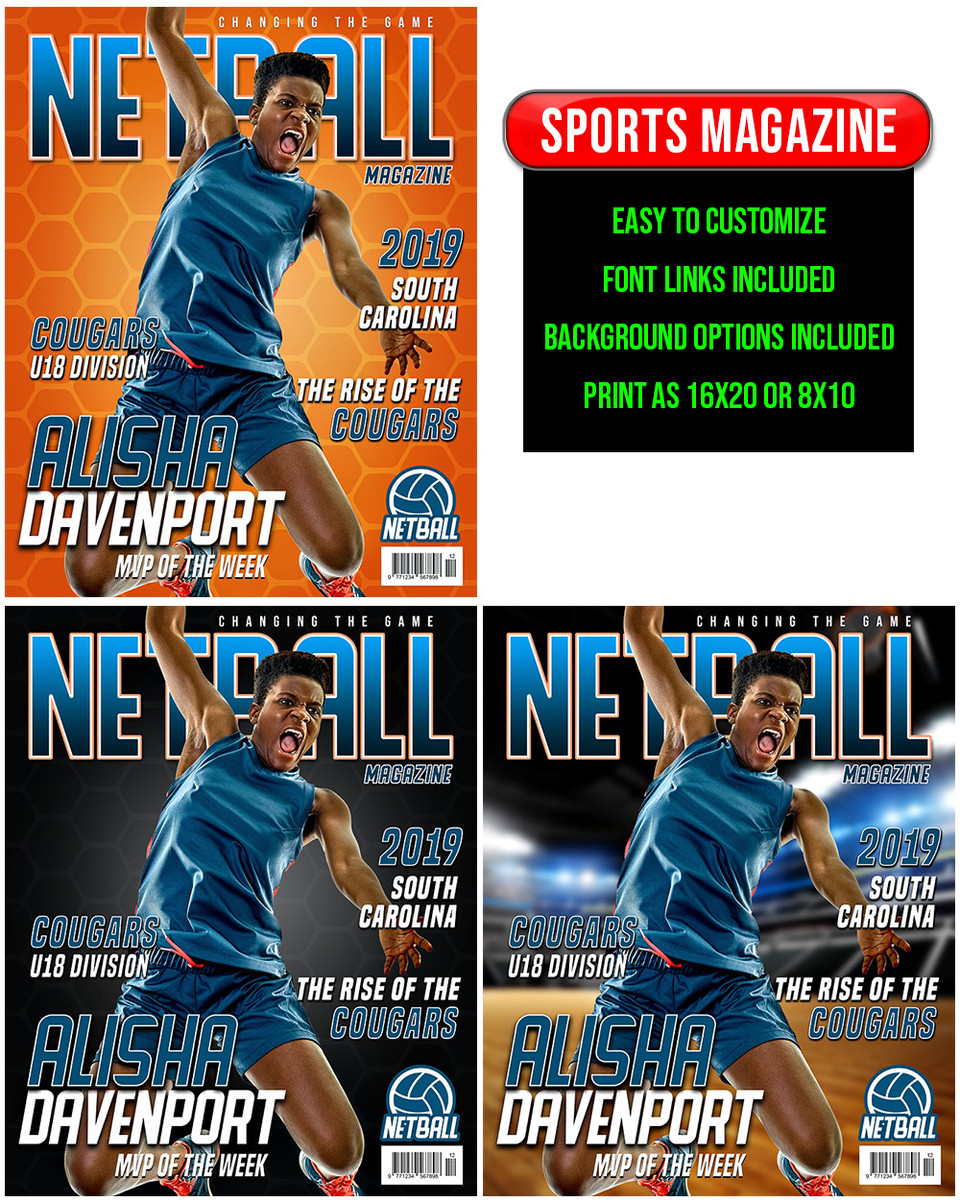 Sports Magazine Photo Template - 18