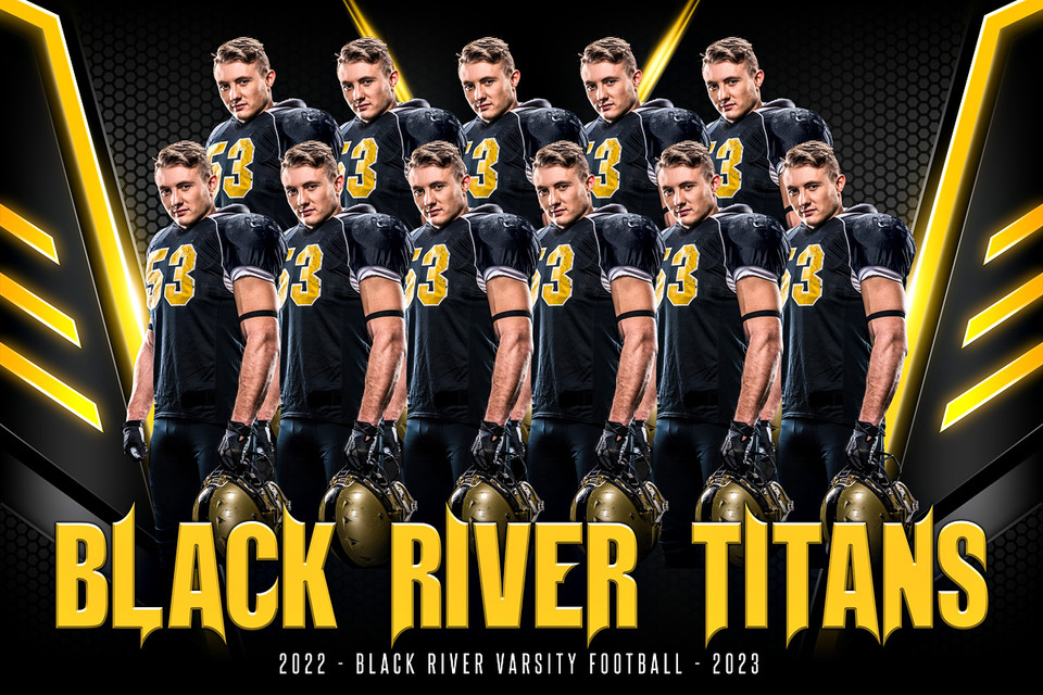 Player and Team Banner Templates for Youth Sports Photography. Multi ...