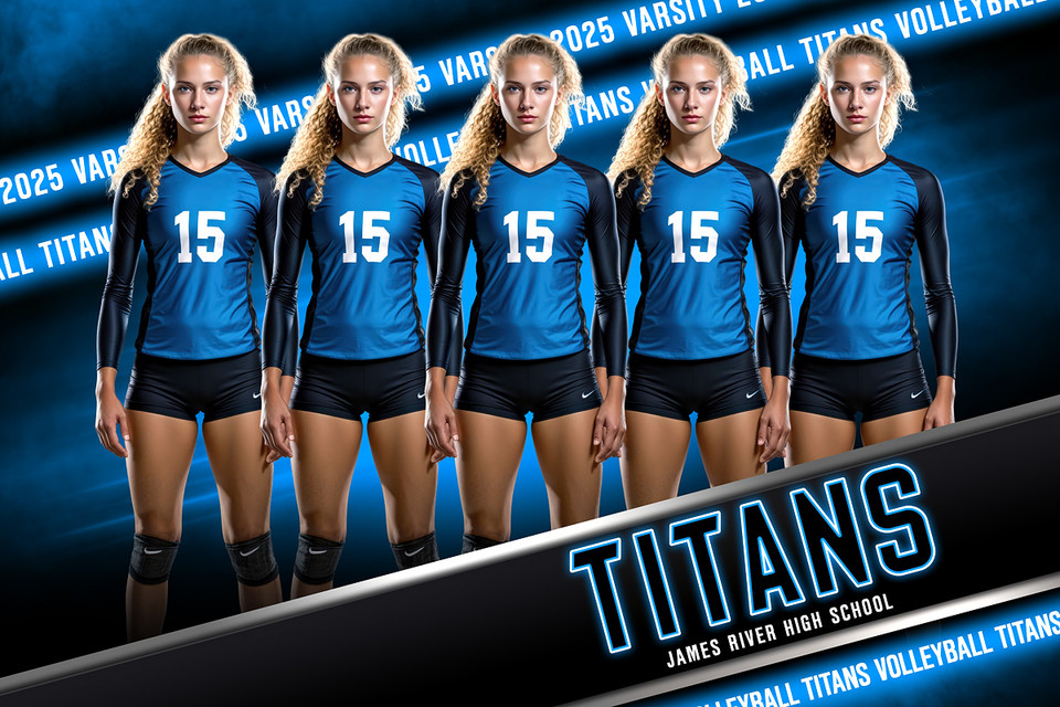 Player Banner Sports Photo Template - Mirage
