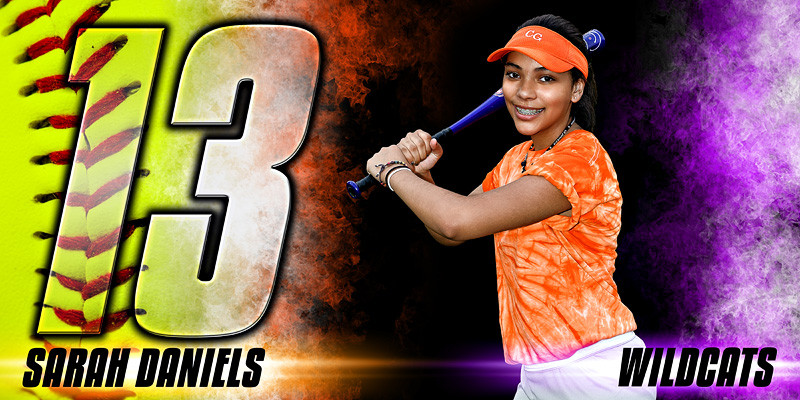 10x20 Photo Template For Softball - Softball Inferno II