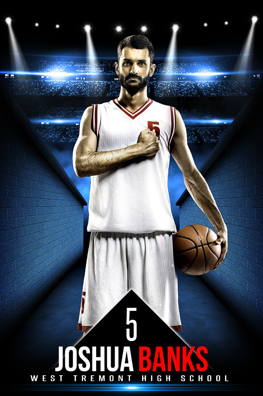 Player Banner Sports Photo Template - Stadium Tunnel