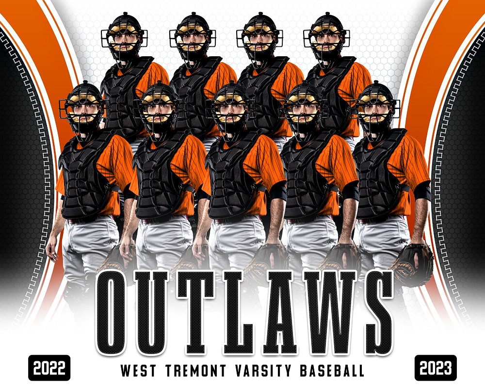 16x20 Multi-Sport Photoshop Layered Photo Template - Outward - Designed ...