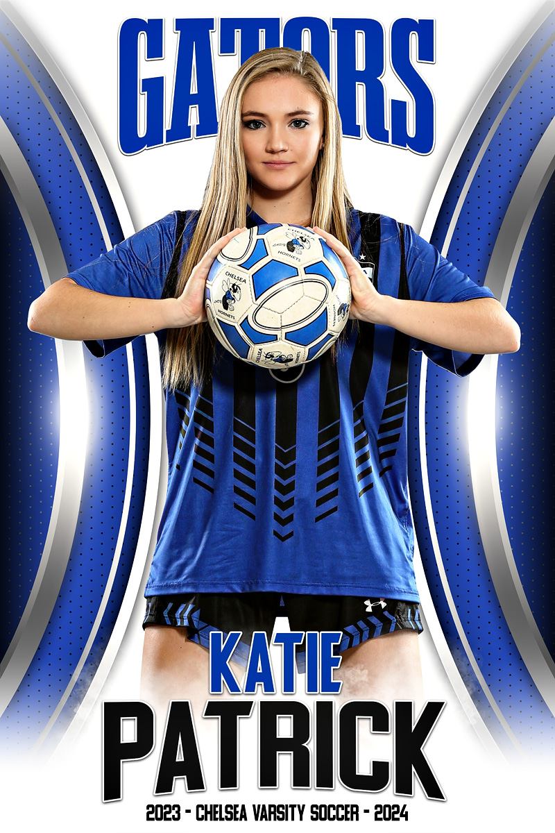 Multi-Sport Photo Template - Zone Out - Photoshop Layered Sports Template