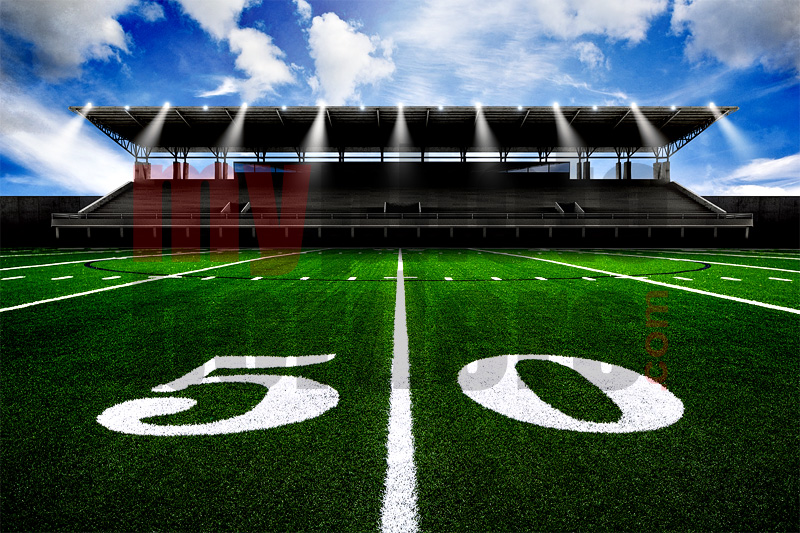 Digital Sports Background - Football Sunrise - Horizontal