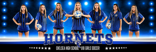 Panoramic Team Banner Photo Template - Prime Time - Multi-Sport ...