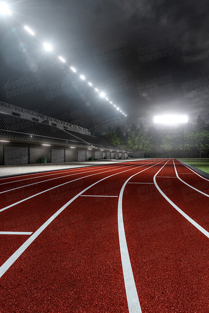 Digital Sports Background - Stormy Track III
