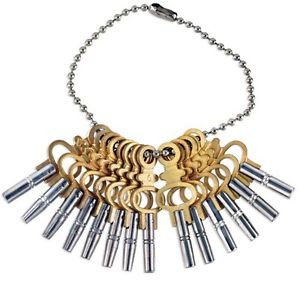 Pocket Watch Key Set 14 Sizes for Most Pocket Watches