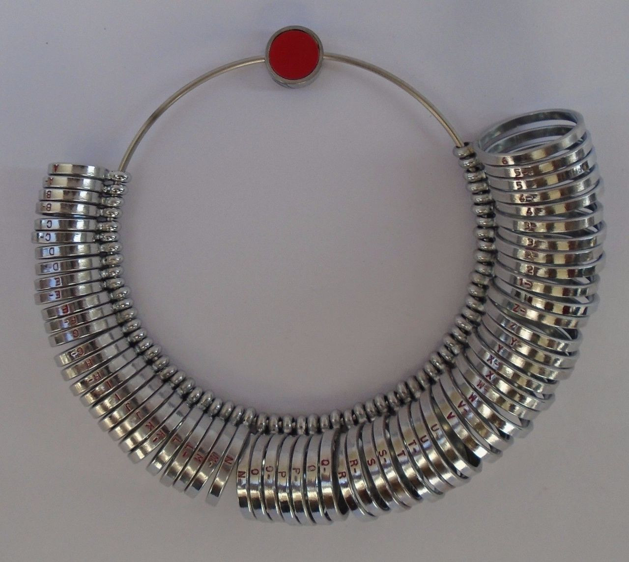 UK Finger Ring Sizers Metal 63 Piece All UK Sizes