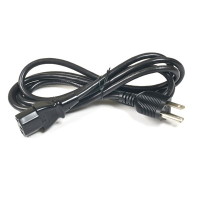 US 3 pin plug to IEC socket cordset 2m cordset. USA 3 pin power plug to ...