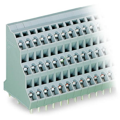 WAGO 737 Series Triple Deck PCB Terminal Block Wago 737-102 2 Pole ...