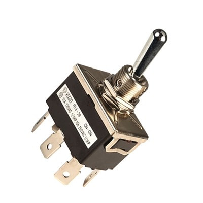 SCI R13-29B DPDT High Current Toggle Switch High current DPDT toggle switch on-on
