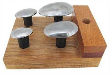 Spoon Forming Stake Set 4 Piece Set Solid Steel