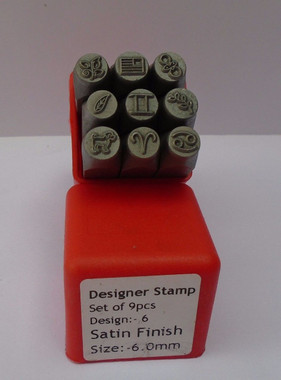 Jewellery Metal Design Punch Set 9 Stamps