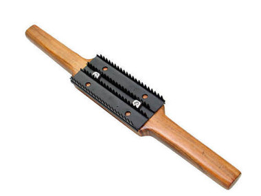 Buff Rake Large 15" 4 Row Wooden Handles Clean Buffing Wheels