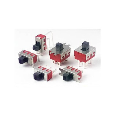 Salecom T80S Series Slide Switch T80 slide switch SPDT Horiz. R/A PCB