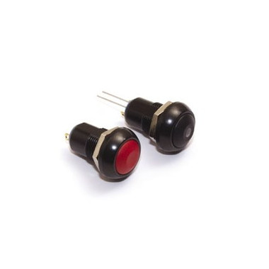Apem IP Series IP67 Latching Push Switch Black latching + yellow LED ...