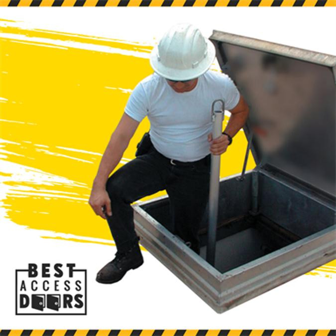 Safety Telescopic Post: Secure & Adjustable Access Solution