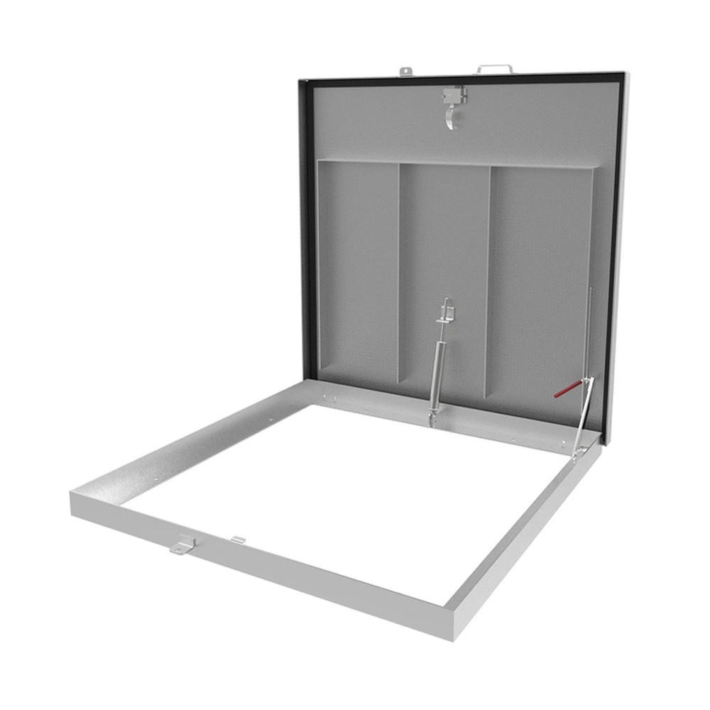 Aluminum Surface Mount Floor Door 150psf 36"x36": Durable