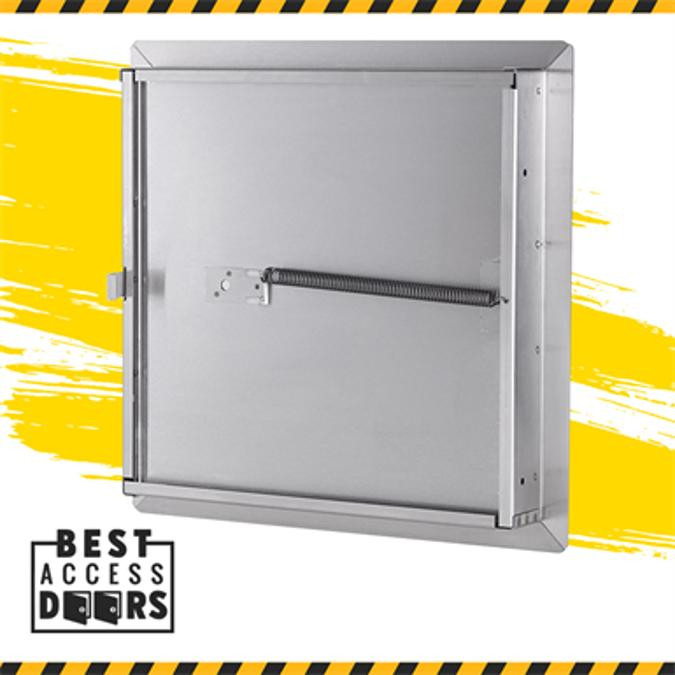 Fire-Rated Insulated Access Panel 10" x 10" Stainless Steel