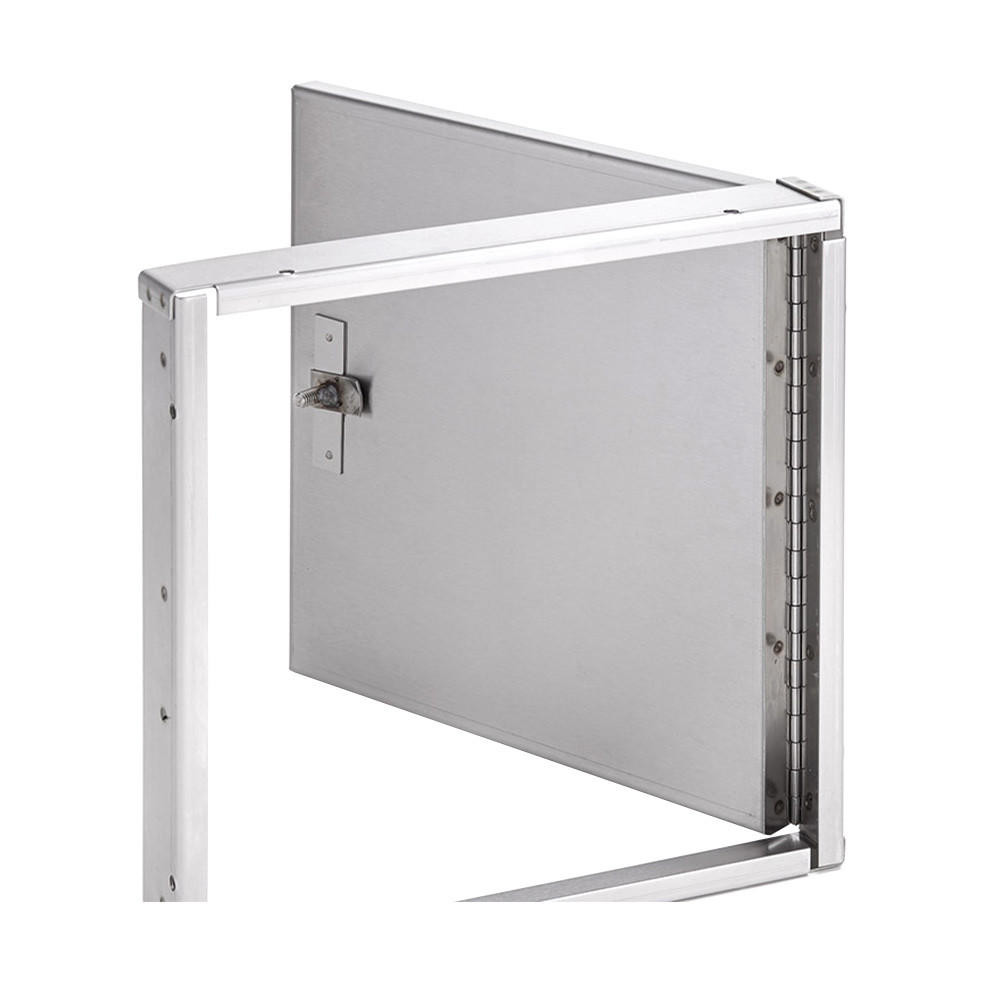 Recessed Access Panel in Stainless Steel 8"x8": Sturdy Entry