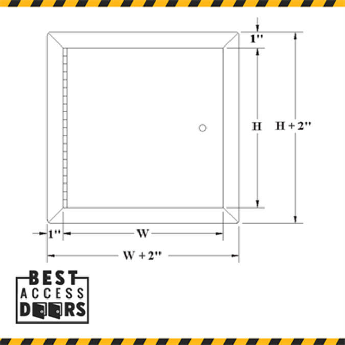 Universal Access Panel 24" x 48": Easy Access & Sleek Design