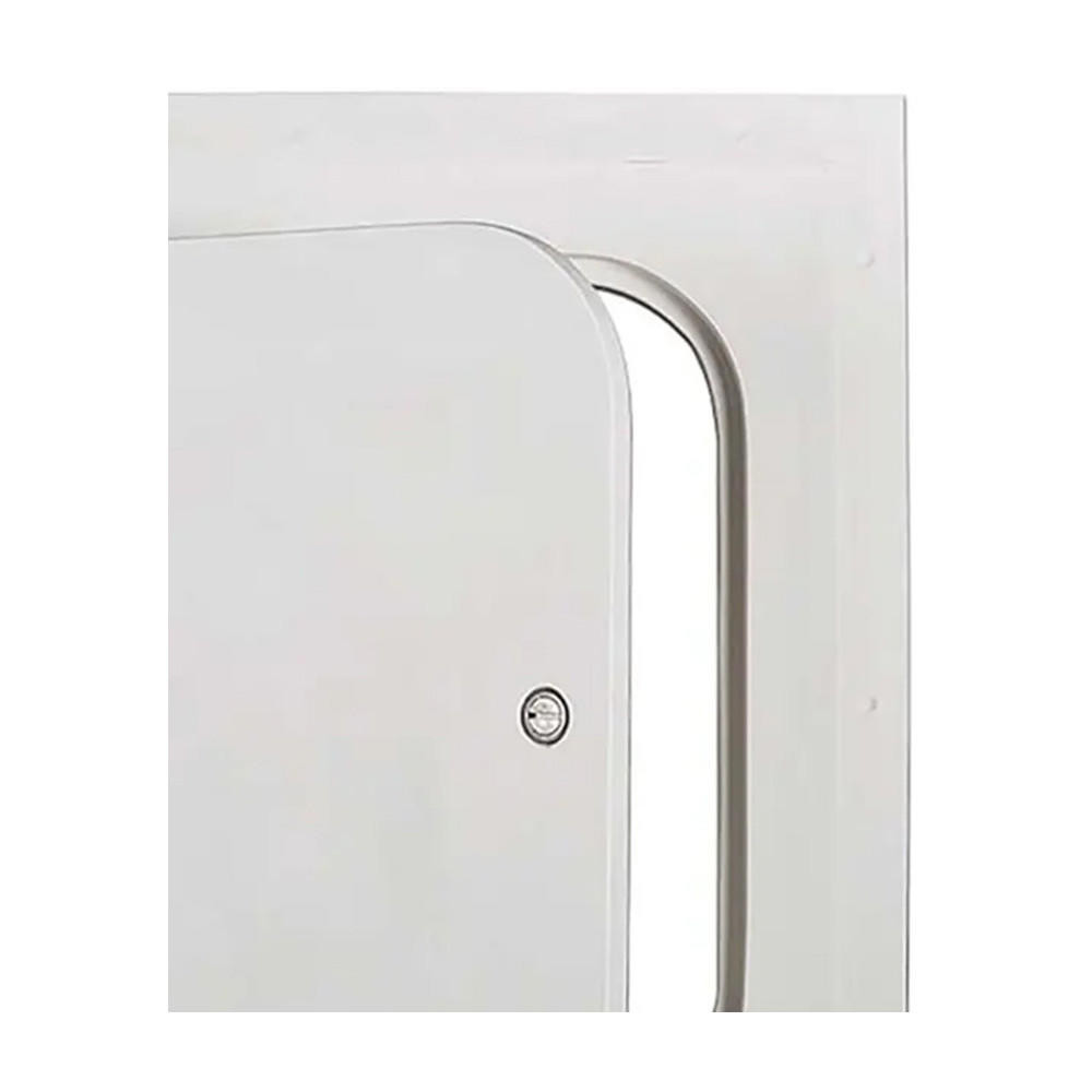 Hinged Radius Corner Gypsum Access Panel 14"x14": Secure