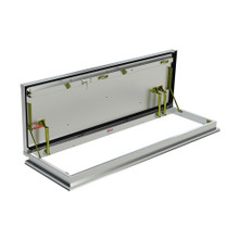 Stainless Steel Versamount Roof Hatch 30"x96": Sturdy Access