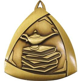 Triangle Series Medal - Knowledge - Kopycut Trophies & Performance Plaques