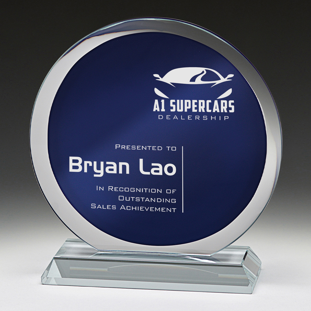 Crystal Memory Award - Kopycut Trophies & Performance Plaques