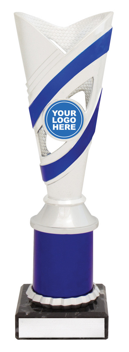 Curve Cup - Silver 4 Colours - Kopycut Trophies & Performance Plaques