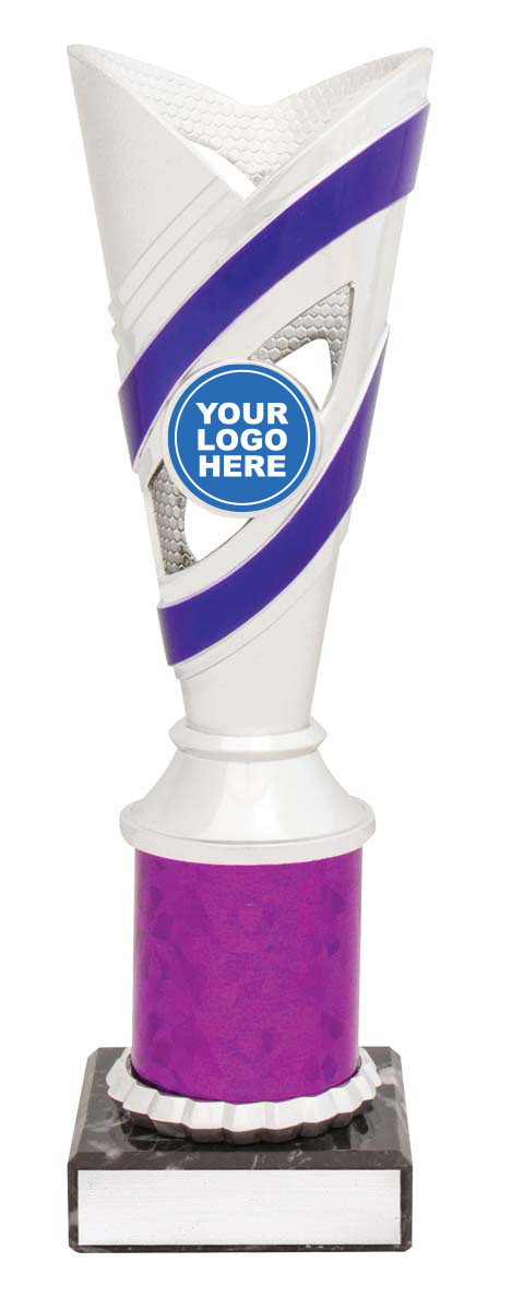 Curve Cup - Silver 4 Colours - Kopycut Trophies & Performance Plaques