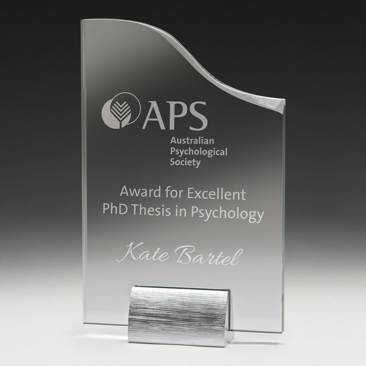 Acrylic Wave Award - Kopycut Trophies & Performance Plaques