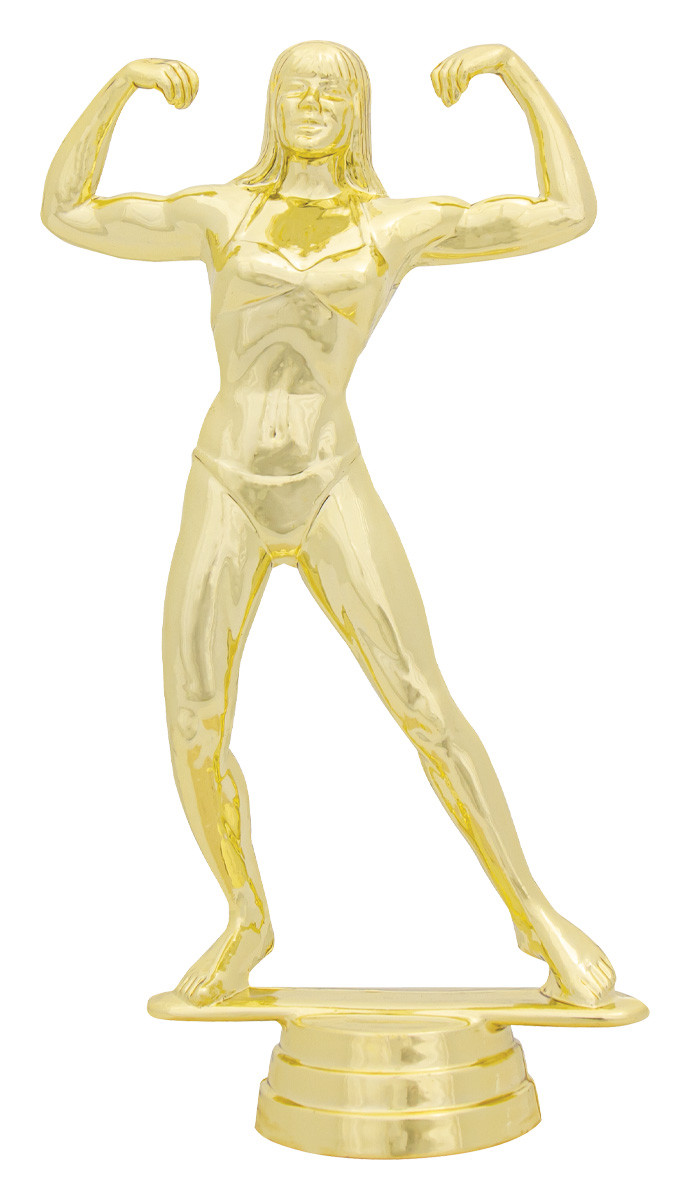 Female Bodybuilding Figure on Base - Kopycut Trophies & Performance Plaques