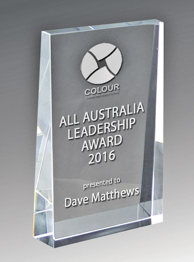Optical Crystal Wedge - Kopycut Trophies & Performance Plaques