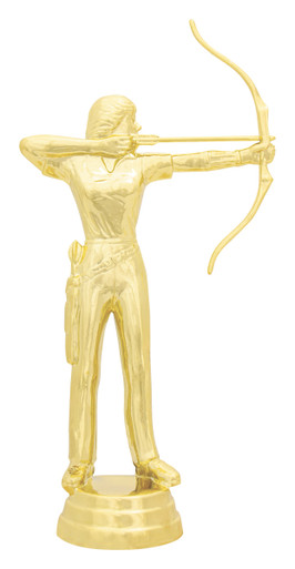 Archery Female Figure on Base - Kopycut Trophies & Performance Plaques