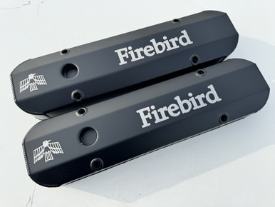 Pontiac Firebird Fabricated Aluminum Valve Covers Powdercoated Matte ...