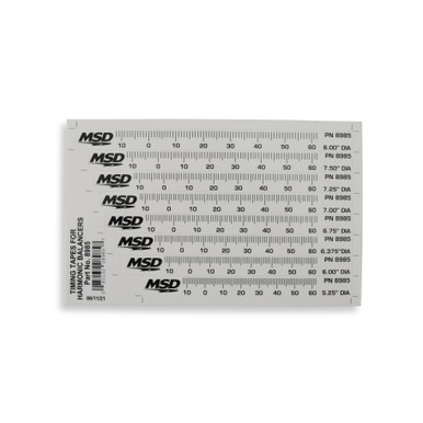 8985 MSD Timing Tape - Harmonic Balancer - 5.25" to 8.00" - 1320MOTORSPORTS