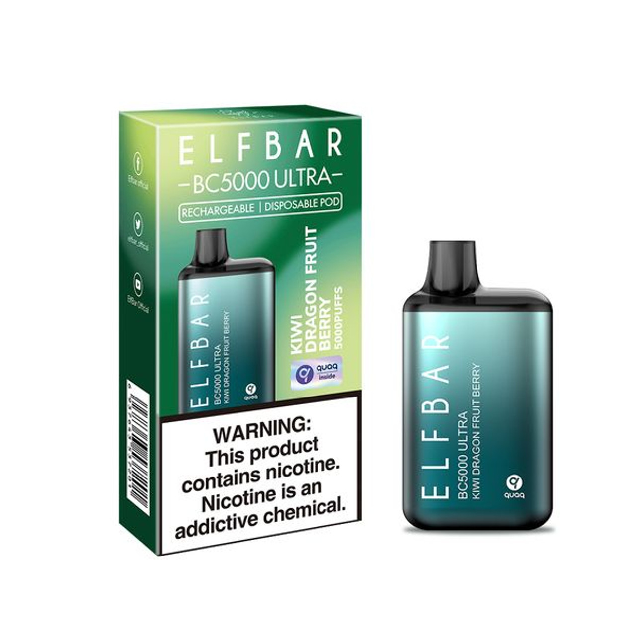 Elf Bar Ebdesign Bc5000 Ultra Disposable Vape All Flavors Ez Puff