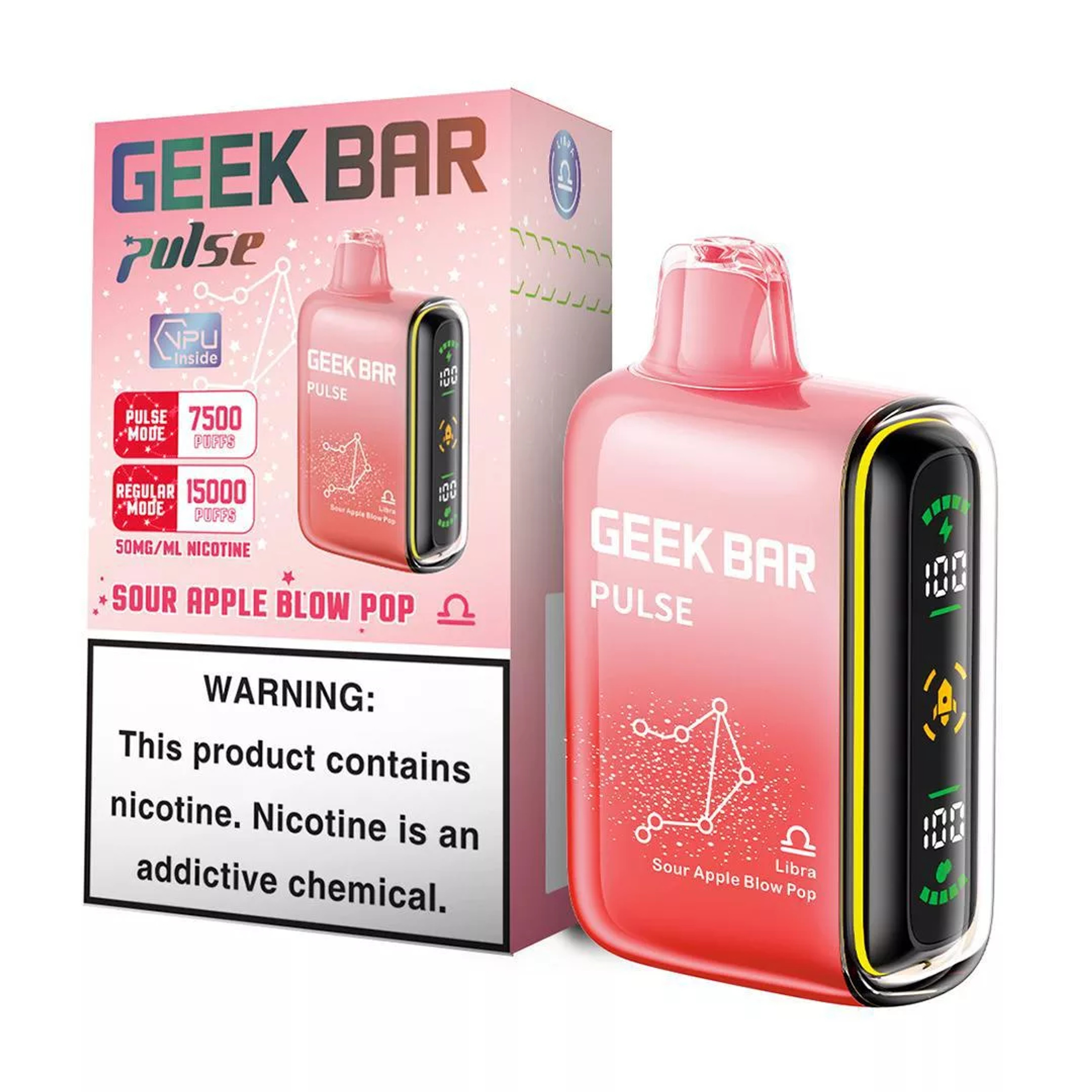 Sour Apple Blow Pop | Geek Bar Pulse Vape | EZPUFF