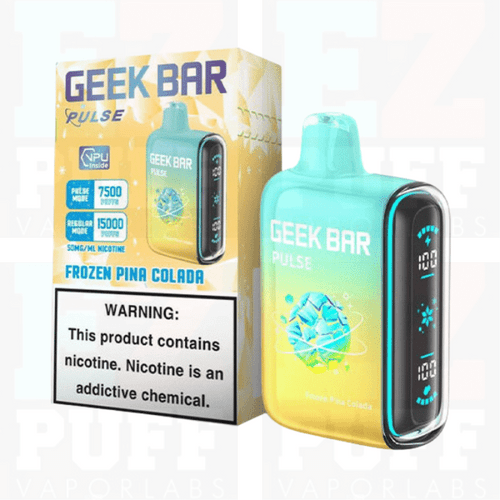 Pina Colada Frozen Edition Geek Bar Pulse 15k Puff Disposable Vape Ezpuff