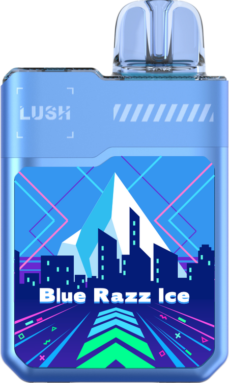 Blue Razz Ice Geek Bar Lush | Refreshing Vapes at EZPuff