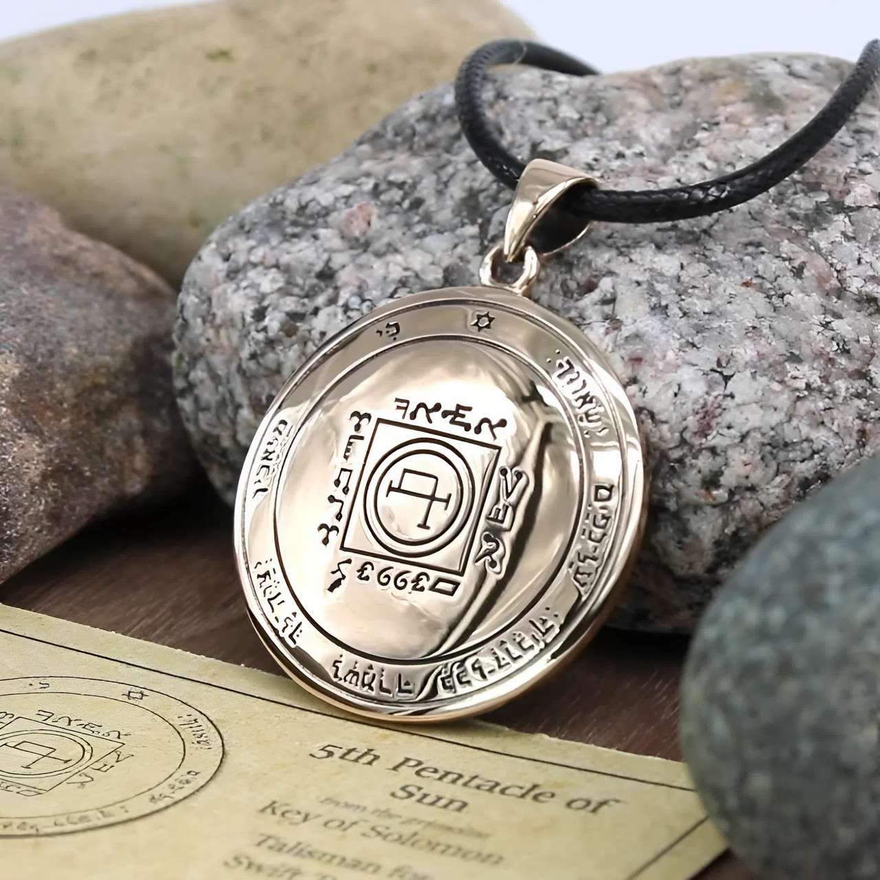 Bronze Talisman for Safe Travel Pendant Protection Amulet Wiccan Pagan ...