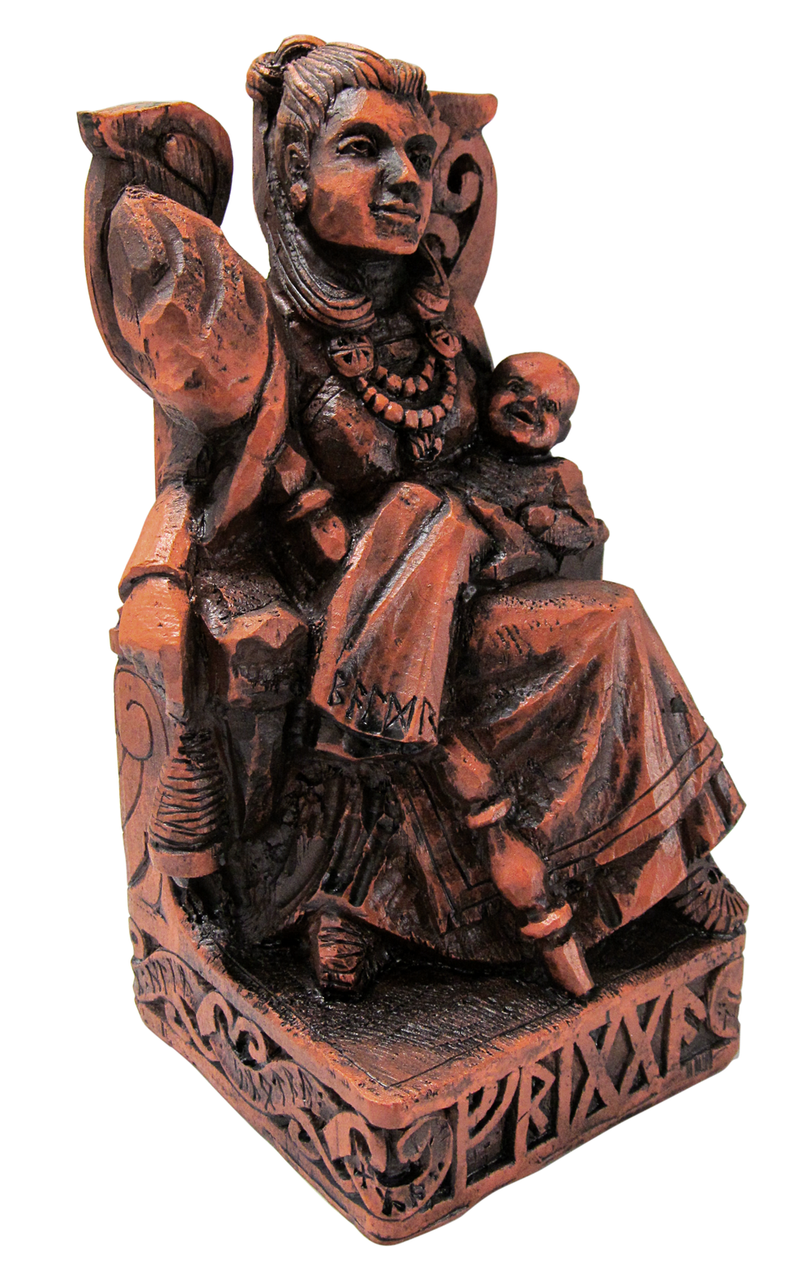 Seated Frigga Statue - Wiccan Store
