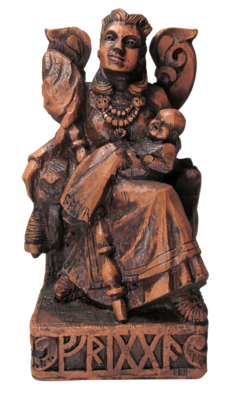 Seated Frigga Statue - Wiccan Store