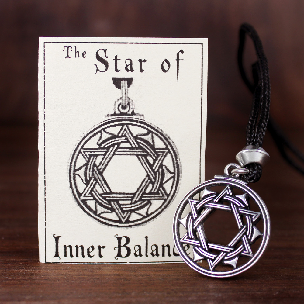 The Star of Inner Balance Necklace Hexagram Pendant Jewelry