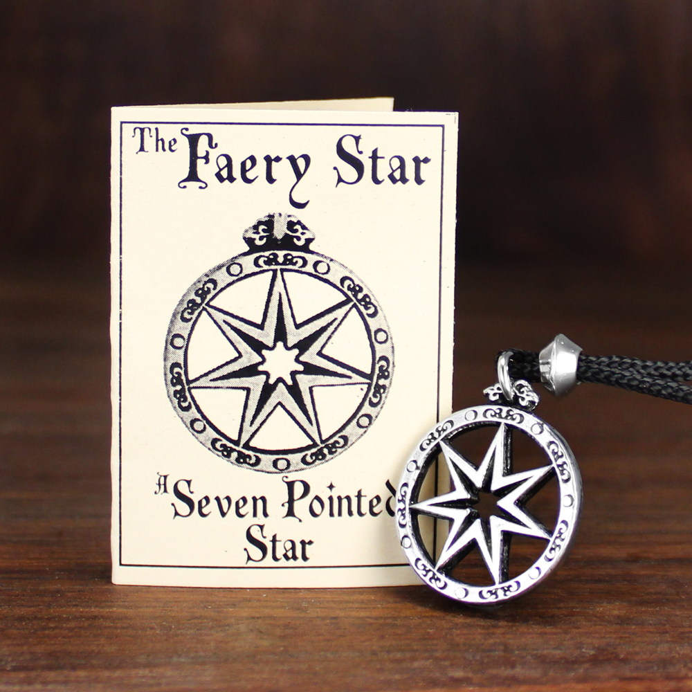 Faery Star Fairy Necklace Wiccan Pendant Witchcraft Jewelry