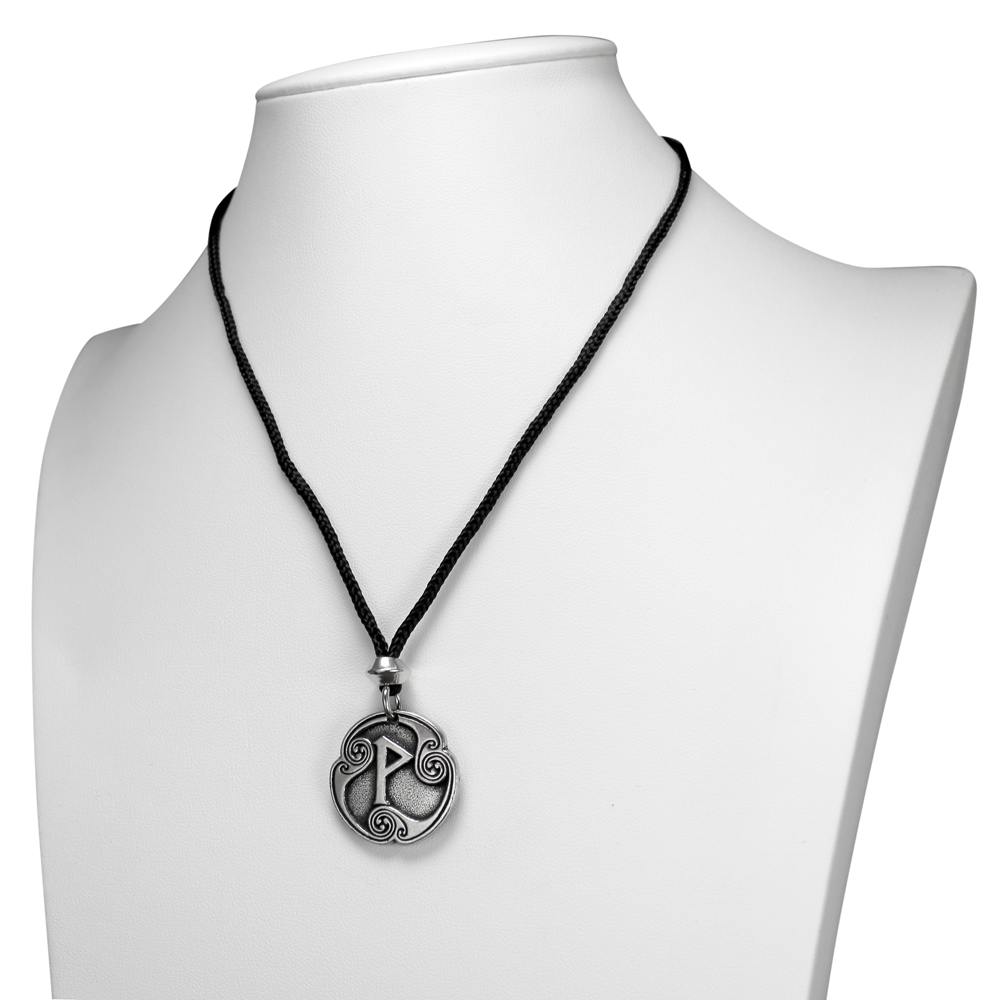Wynn Wunjo Rune of Joy Talisman Viking Jewelry Pagan Necklace Wiccan ...