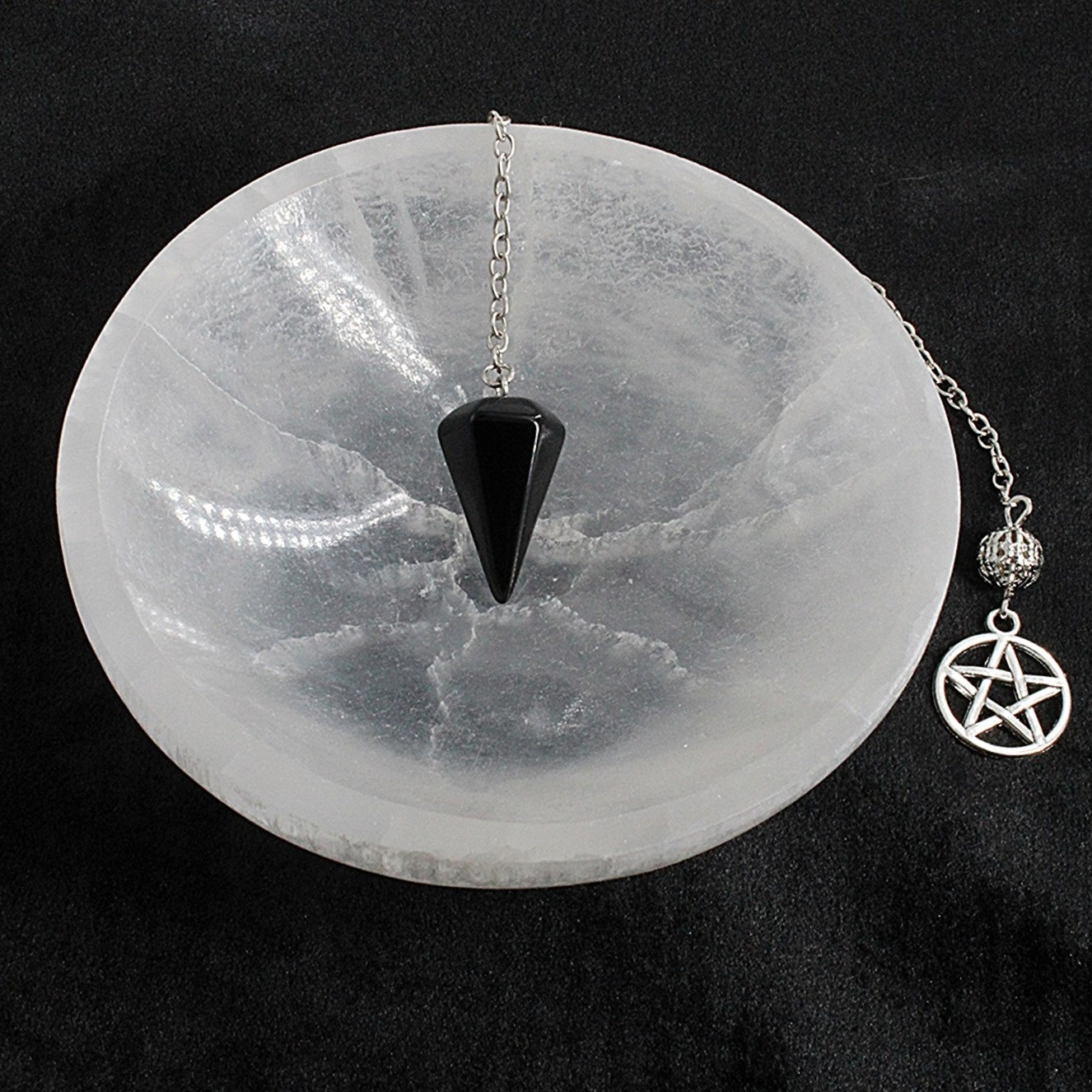 Black Obsidian Pendulum - Divination Tools & Altar Supplies
