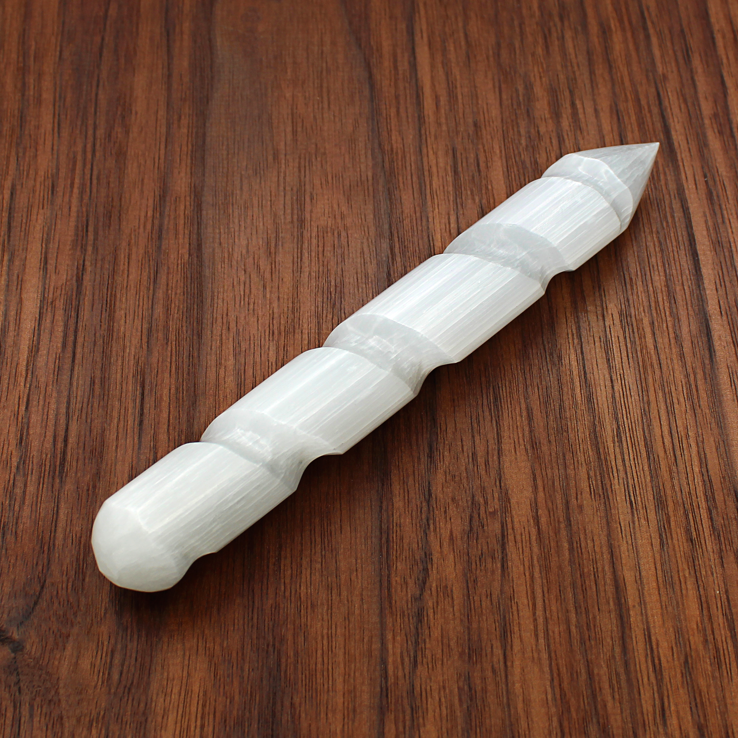 Radiant Selenite Wand | High-Vibration Energy Ritual Tool