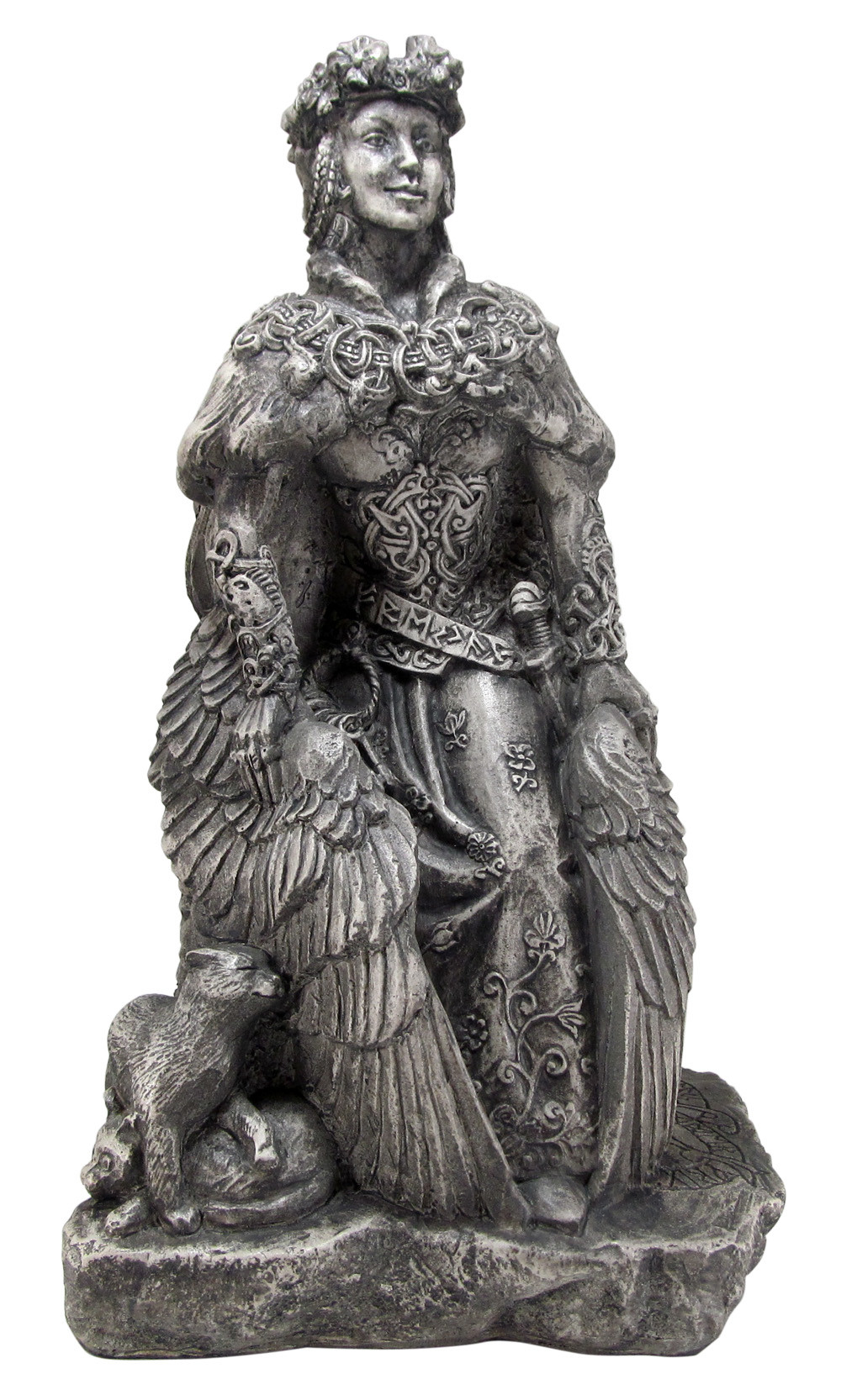 Seated Freya Statue - Wicca Pagan Store